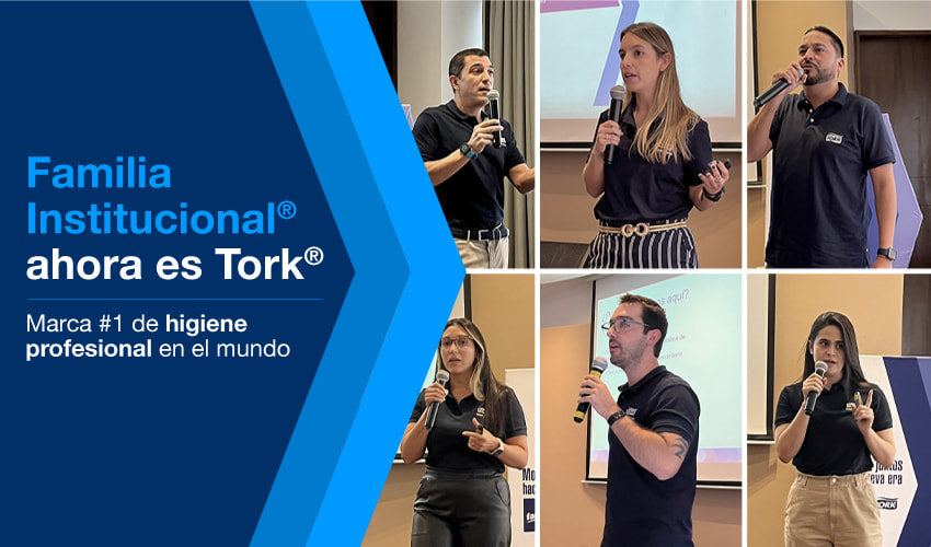 Familia Institucional® ahora es Tork® – Tork-RD
